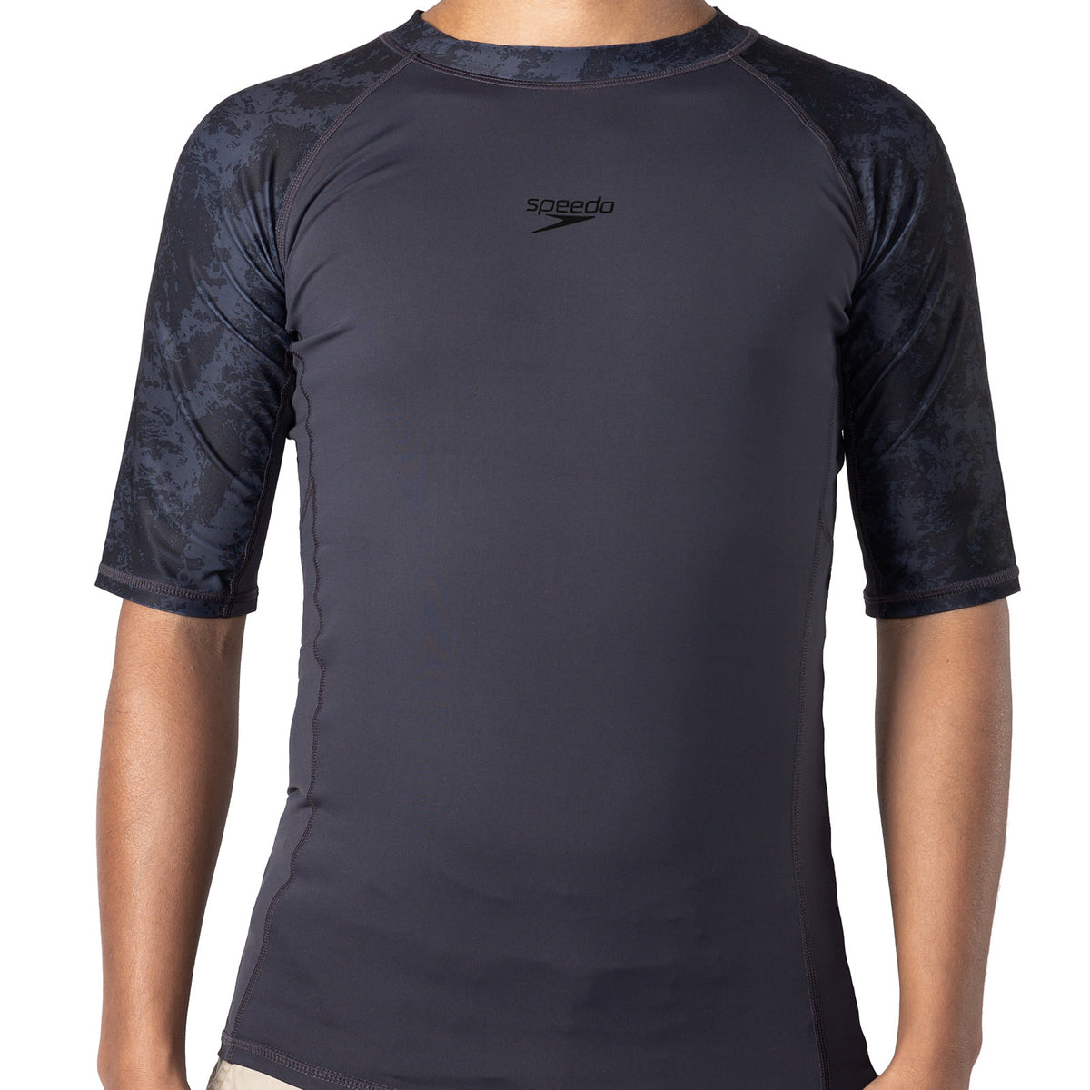 Speedo Men's Basic Skins UPF 50+ Short Sleeve Rash Guard — Sixale ...